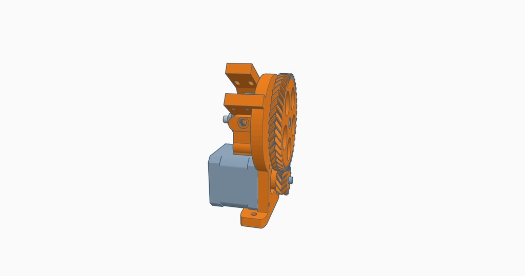 Fichier 3D gratuit Extrudeuse Bowden à engrenages - Support d'extrusion ...