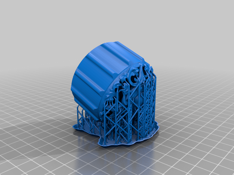 Free 3D file Ornate Skull GL45 screw cap・3D print design to download・Cults