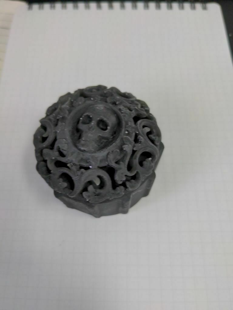 Free 3D file Ornate Skull GL45 screw cap・3D print design to download・Cults