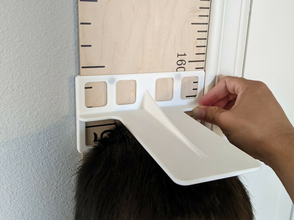 Free 3D file Height measure bracket 🧑‍🔧・3D printer model to download・Cults