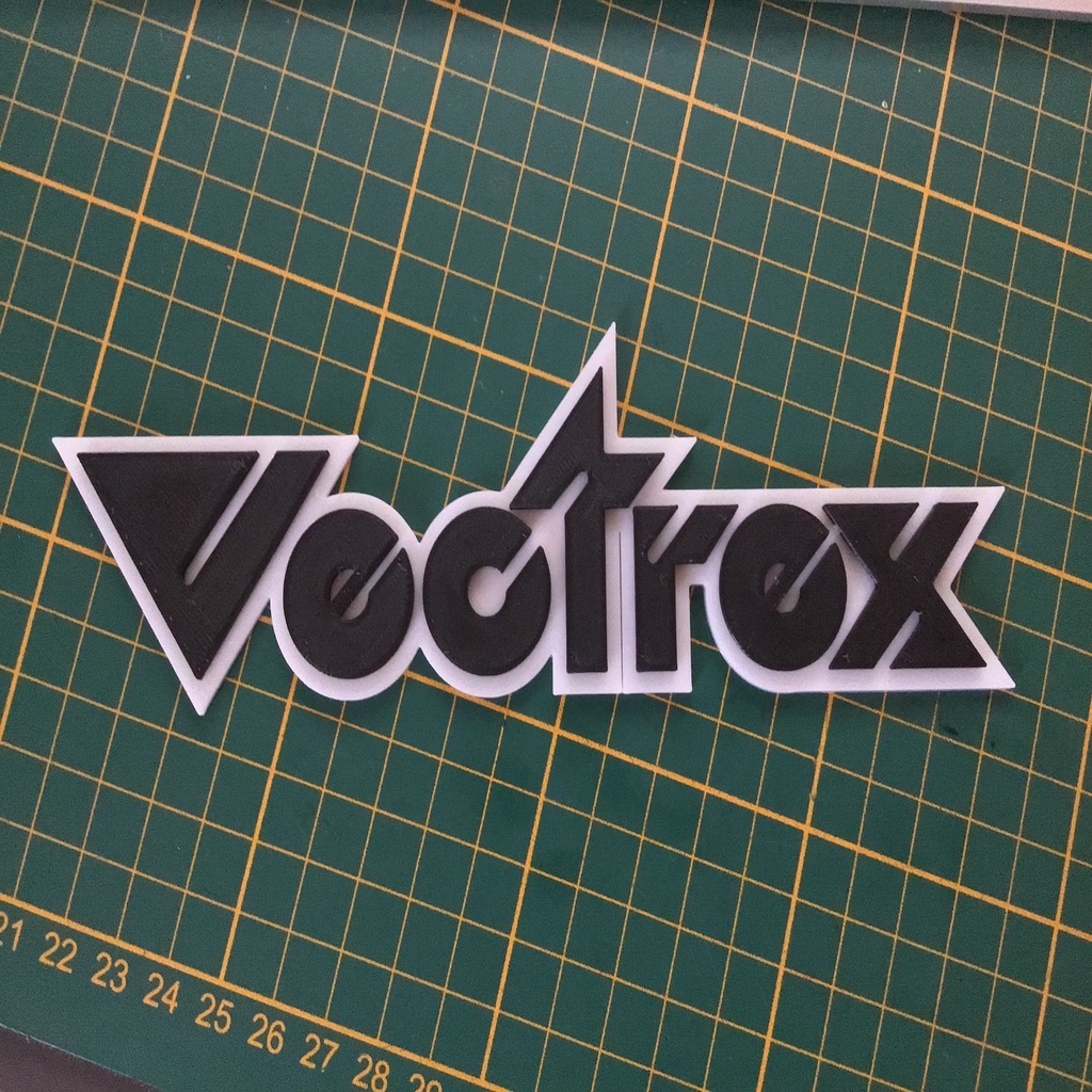 Fichier 3D gratuit Logo Vectrex・Objet imprimable en 3D à télécharger・Cults