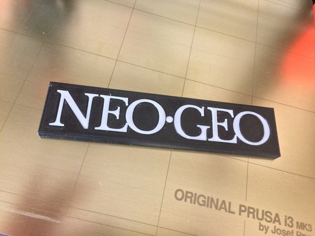 Free 3D file Logo NEOGEO・3D printing design to download・Cults