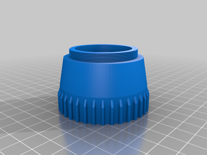 Free 3D file Thread adapter M48 to T2・3D printer model to download・Cults