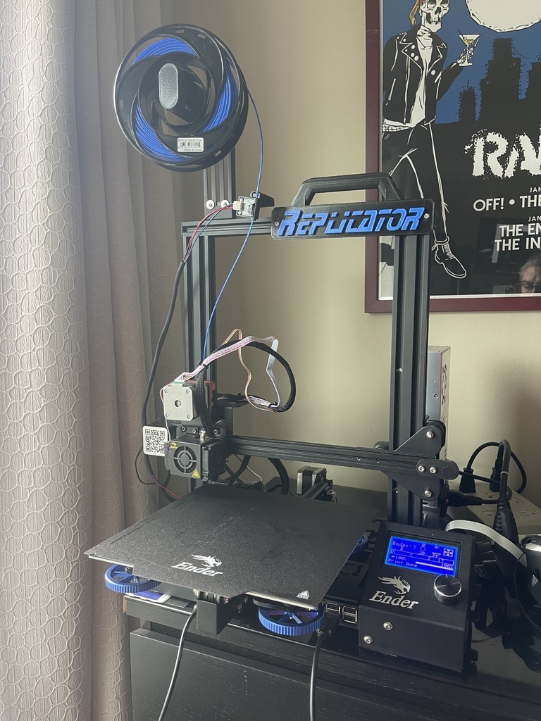 Free 3D file Replicator Name Plate (M3 Mount Holes)・3D printable design ...