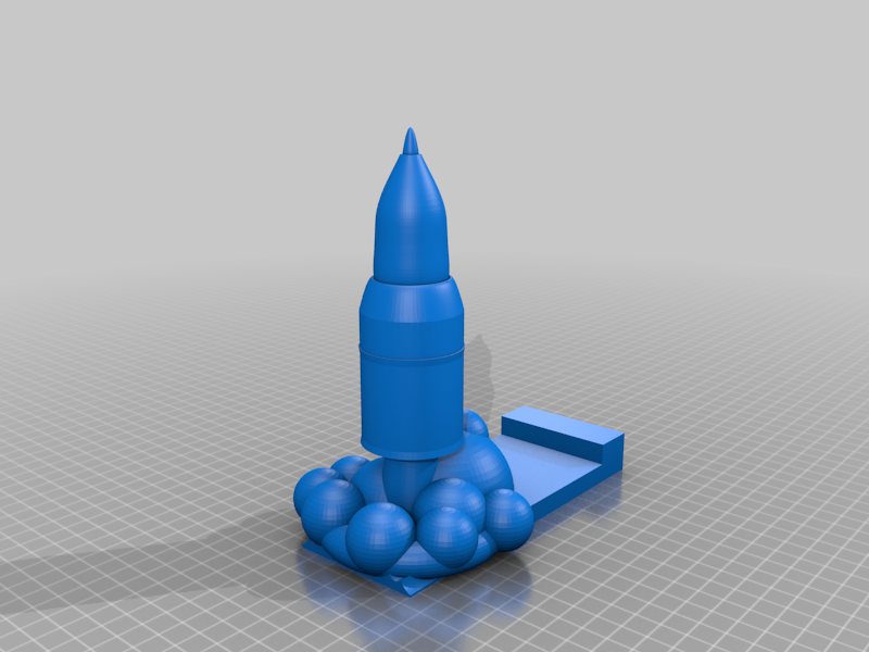 Free 3D file Rocket Phone Stand - Vertical and Horizontal 🚀・3D printing ...
