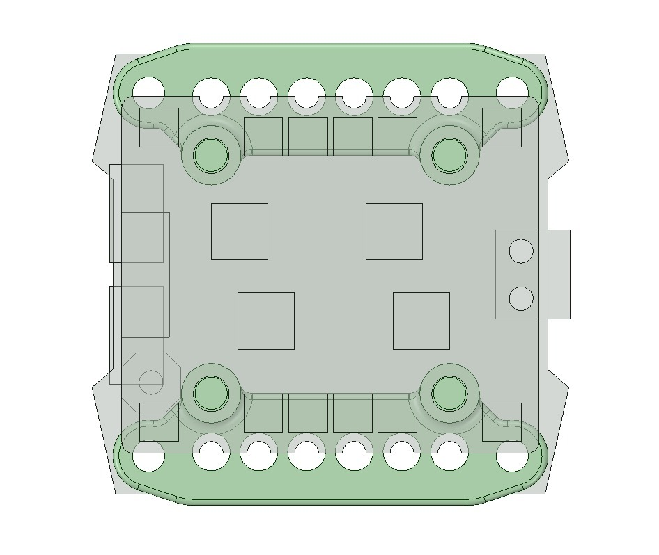 Free 3d File 30to20mm Adapter For Fettec Esc Kiss Fc Incl Wire Holder・3d Print Object To