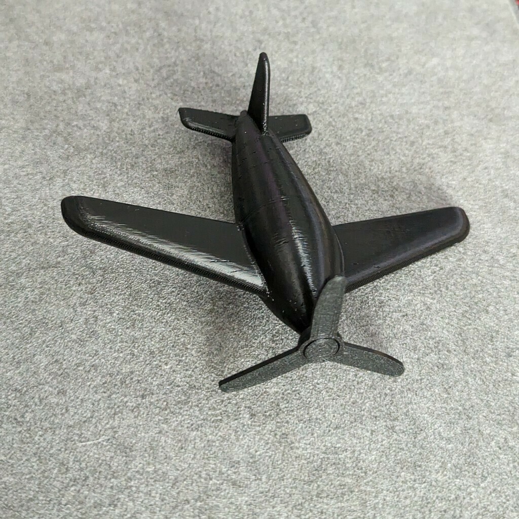 Free STL file Print In Place Airplane 🛩️・Design to download and 3D ...