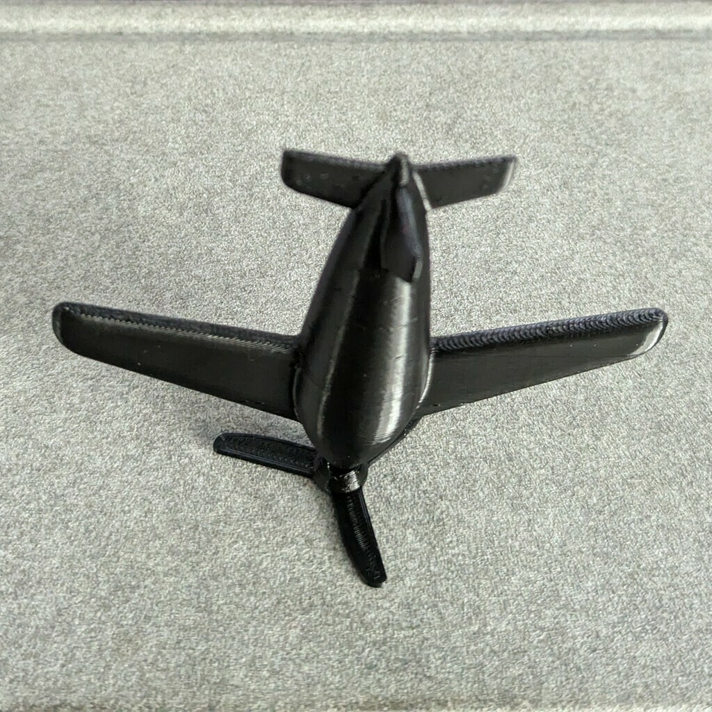 Free STL file Print In Place Airplane 🛩️・Design to download and 3D ...