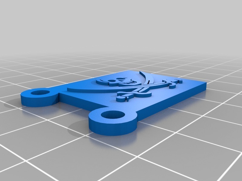 Free 3D file Pirate Flag 🏴‍☠️・3D printer model to download・Cults