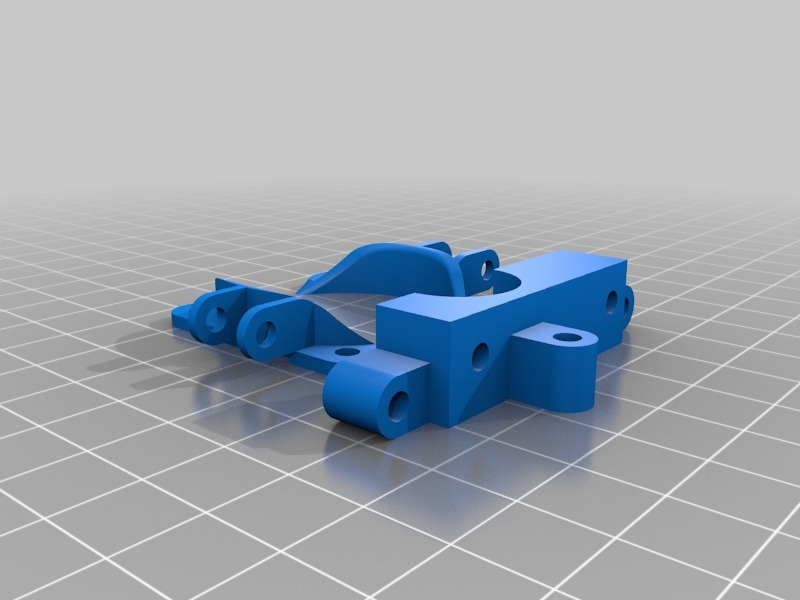 Free 3D file Front mount for E3D with dual fans and proximity sensor・3D ...