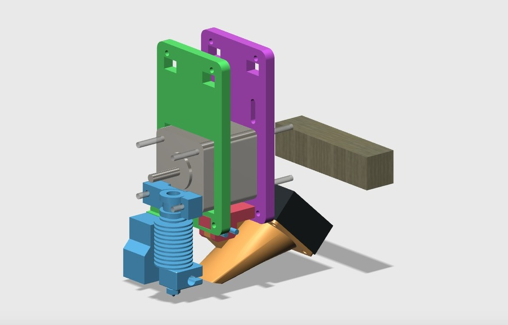 Free 3D file FT5 - E3D V6 mount with auto level sensor 🎚️・Template to ...