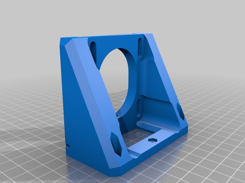Archivo 3D gratis Soporte de motor Nema 23 para Root CNC 3 (Remix) 🔧 ...