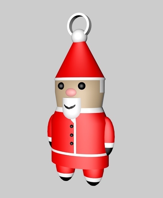 Free 3D file Santa Ornament・3D printer model to download・Cults