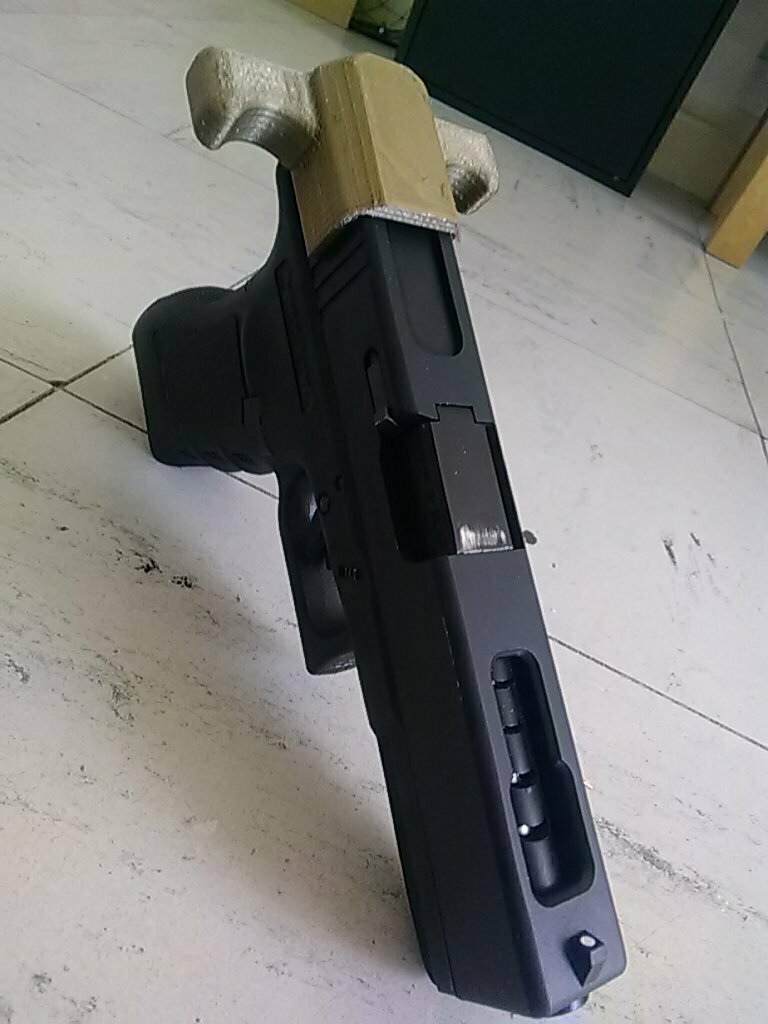 Free 3D file Cocking Handle G18WE for Mini Roni・3D printable model to ...