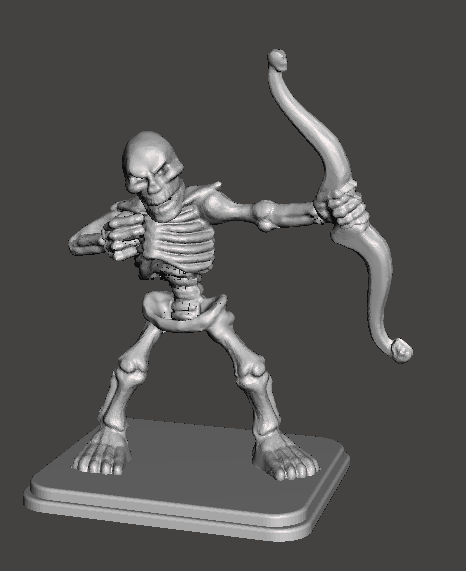 Archivo 3D gratis Heroquest - Skeleton archer・Modelo para descargar y ...