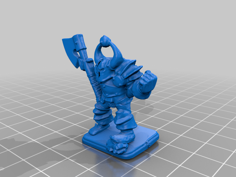 Free 3D file HeroQuest undead chaos warrior・3D printing idea to ...