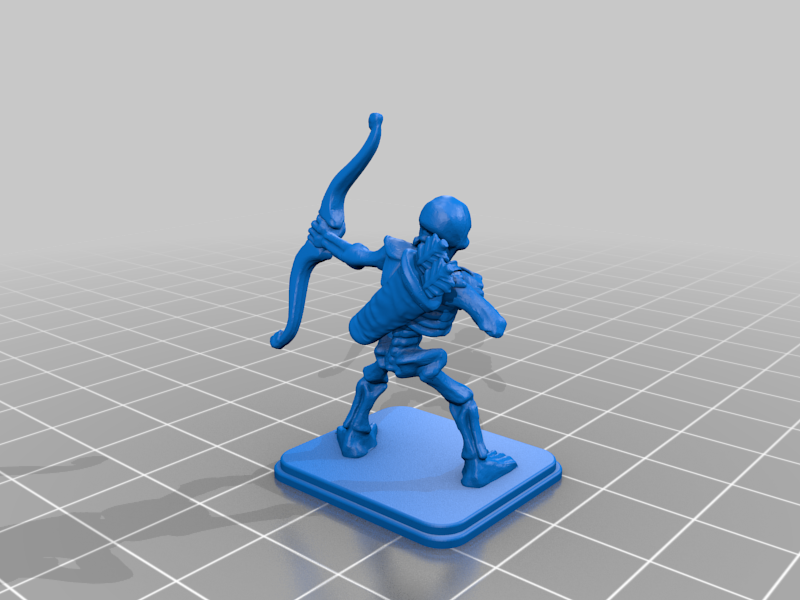 Archivo 3D gratis Heroquest - Skeleton archer・Modelo para descargar y ...