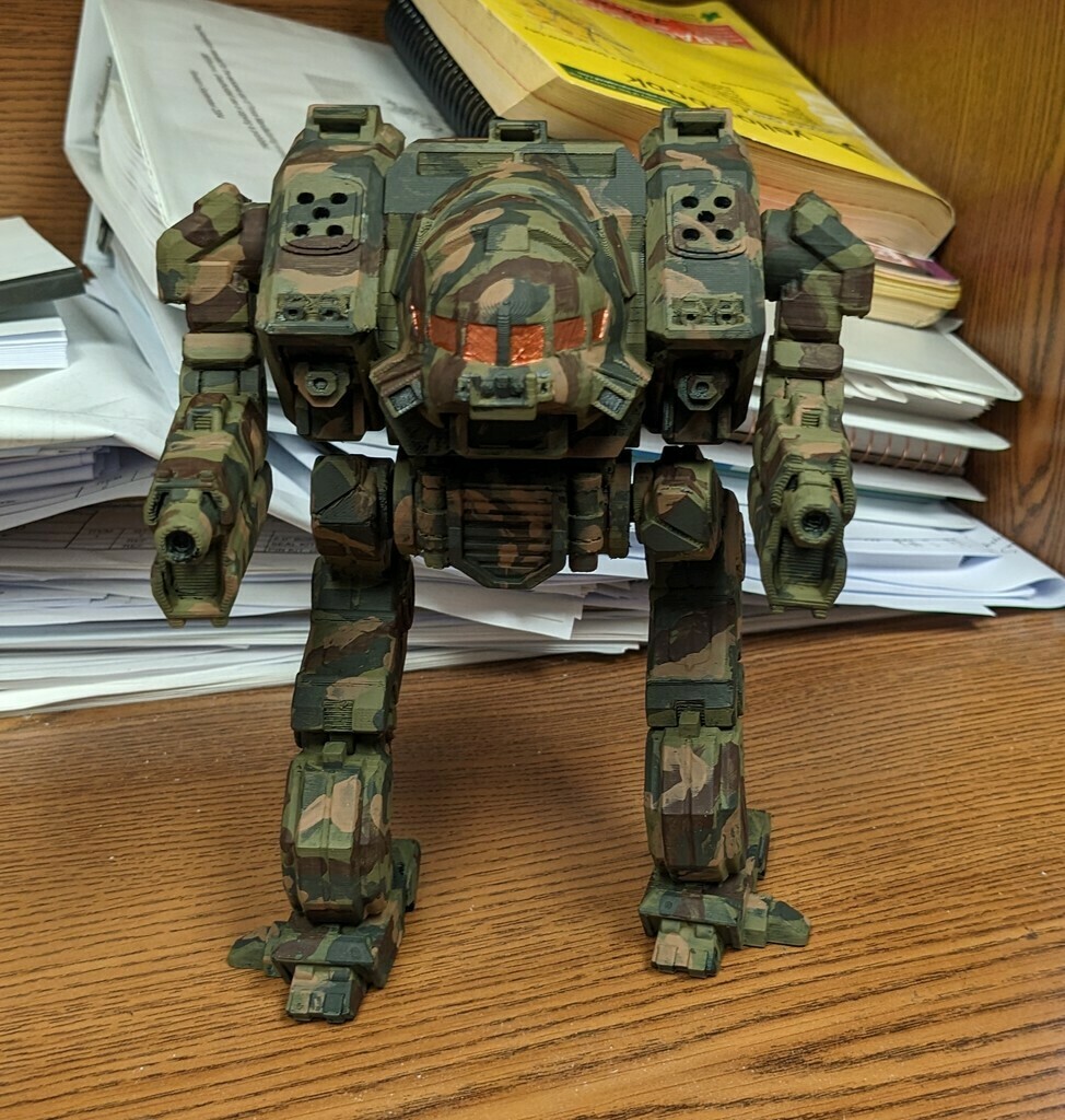 Free 3D file Articulated MWO Linebacker Mech・Template to download and ...