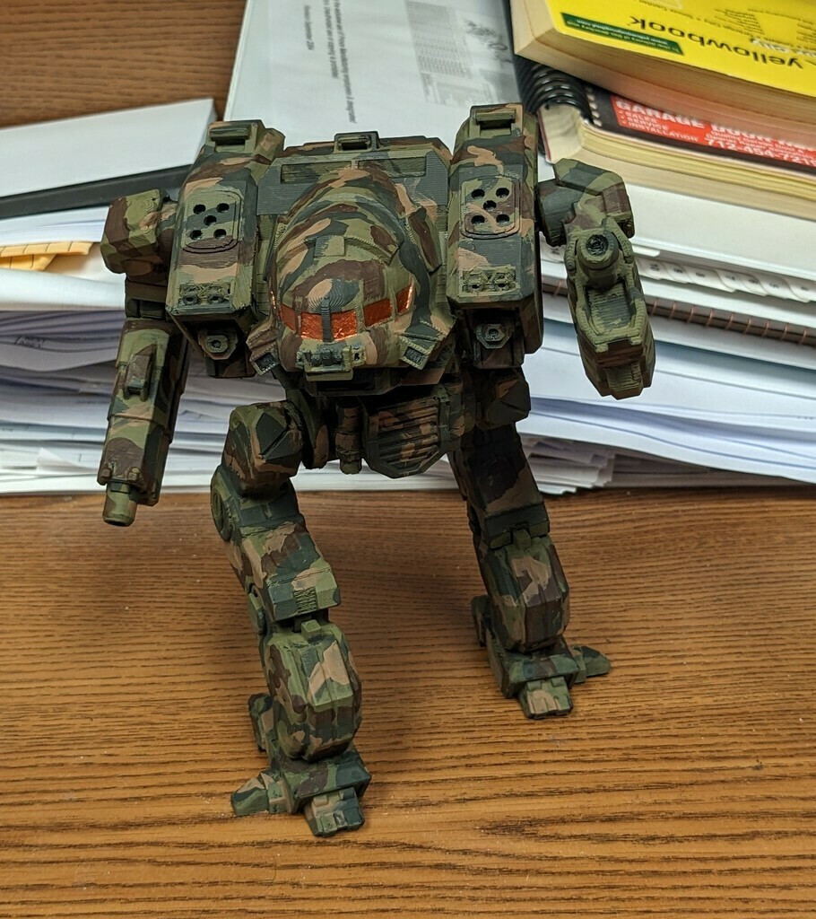 Free 3D file Articulated MWO Linebacker Mech・Template to download and ...