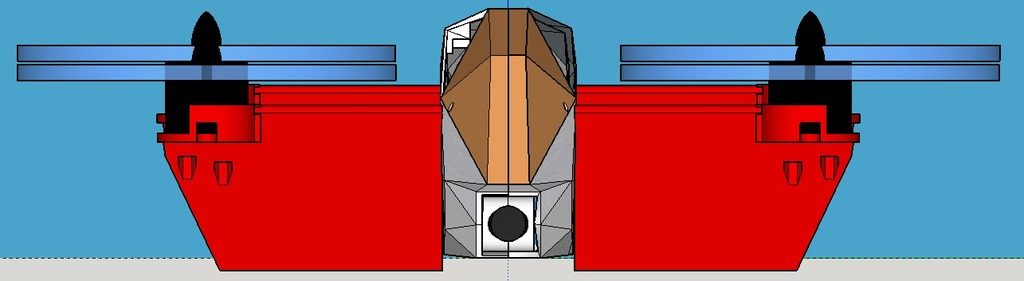 Free 3D file LowDrag_Quad 🛩️・3D printing design to download・Cults