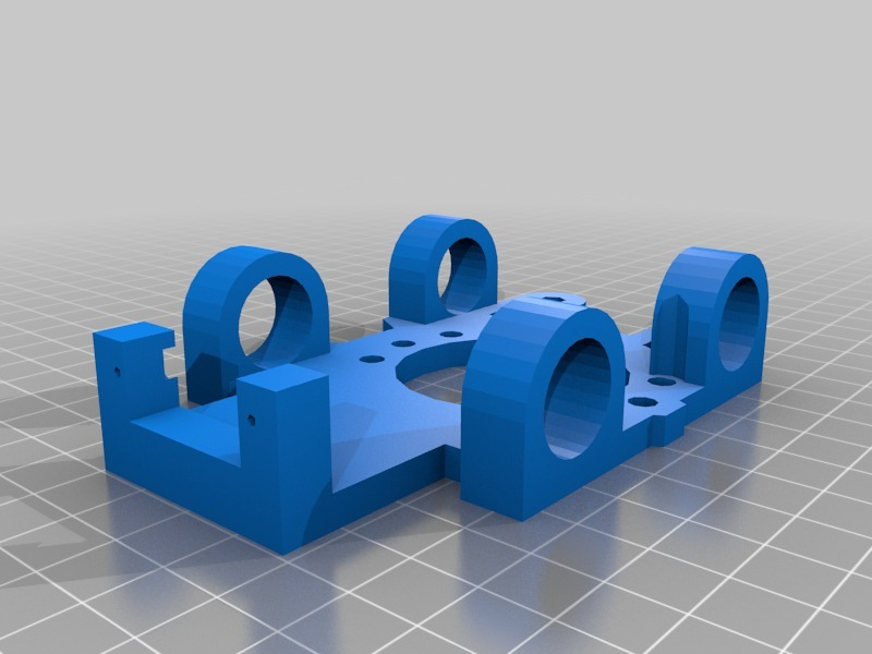 Free 3D file RepRap X-carriage for self-aligning bronze bushings with ...