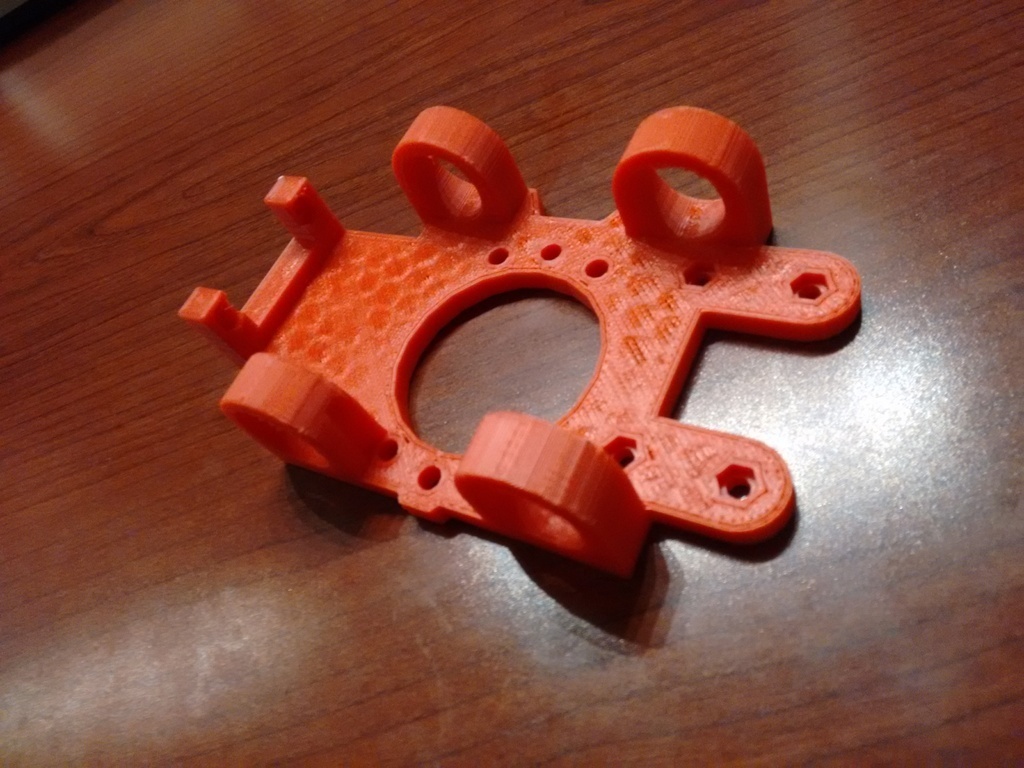 Free 3D file RepRap X-carriage for self-aligning bronze bushings with ...