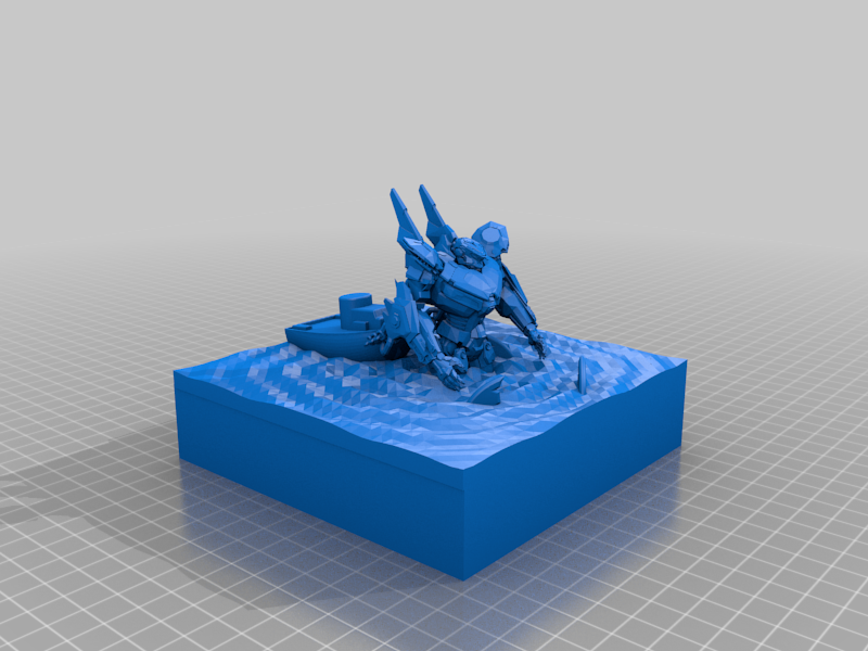 Free 3D file pacific rim jaeger・3D printing model to download・Cults