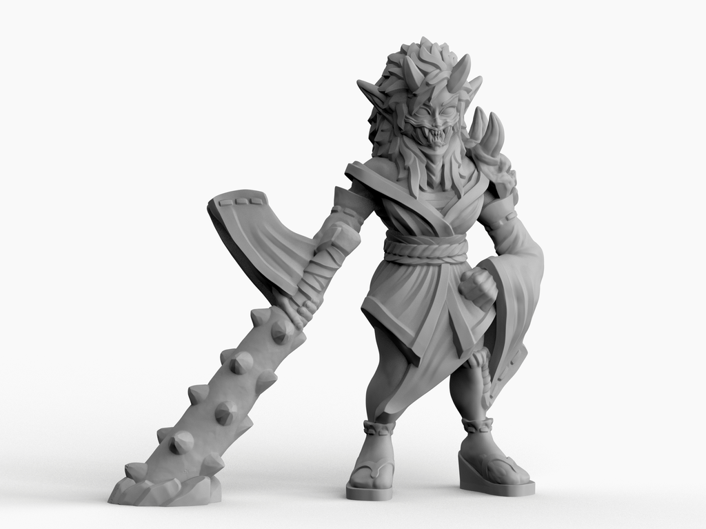 Free 3D file OniLady supportless・3D print design to download・Cults