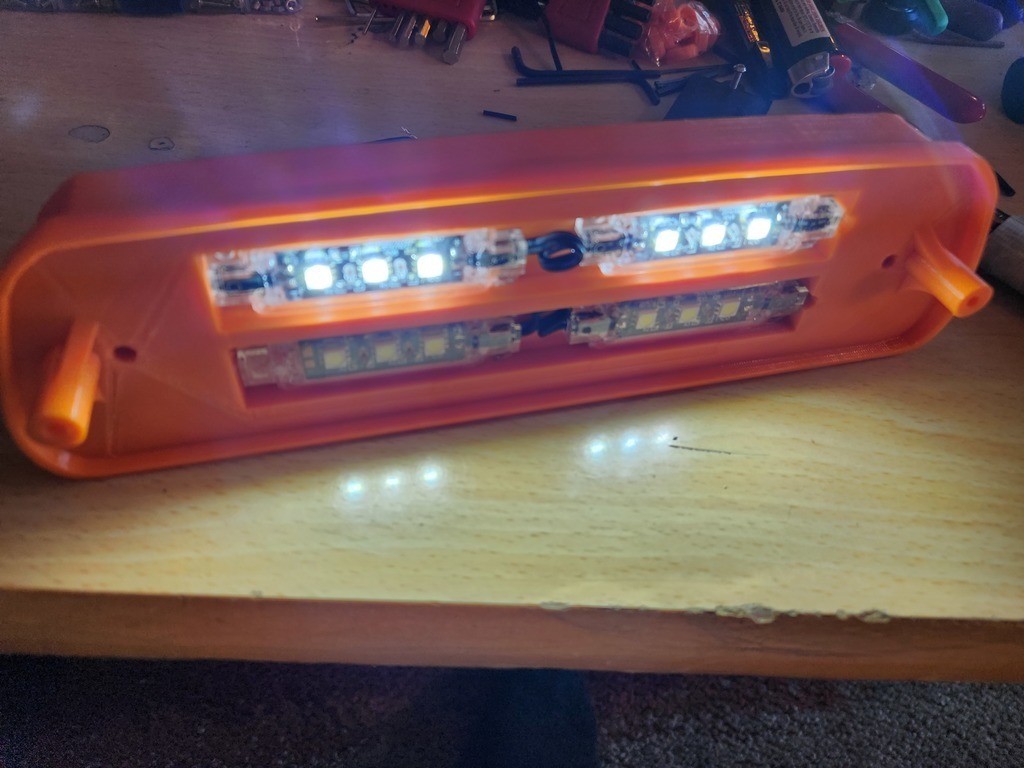 Free 3D file LED version - Vintage Skidoo Snowmobile Tail light lens ...