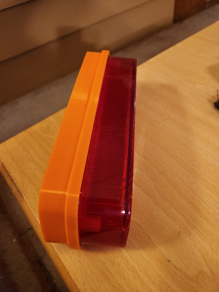 Free 3D file LED version - Vintage Skidoo Snowmobile Tail light lens ...