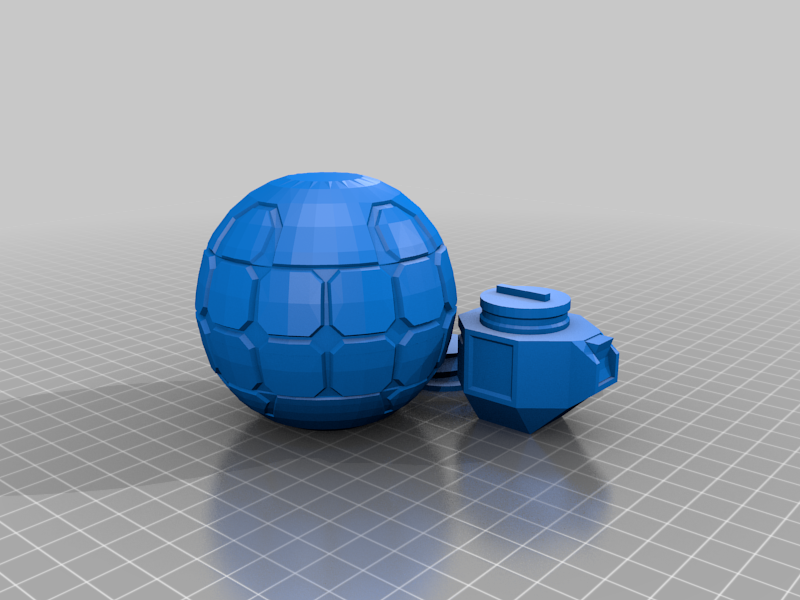 Free STL file Halo 3 M9 Frag Grenade Container 😇・3D print design to ...