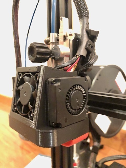 Free 3D file Ender 3 MicroSwiss DD Fan Duct・Design to download and 3D ...