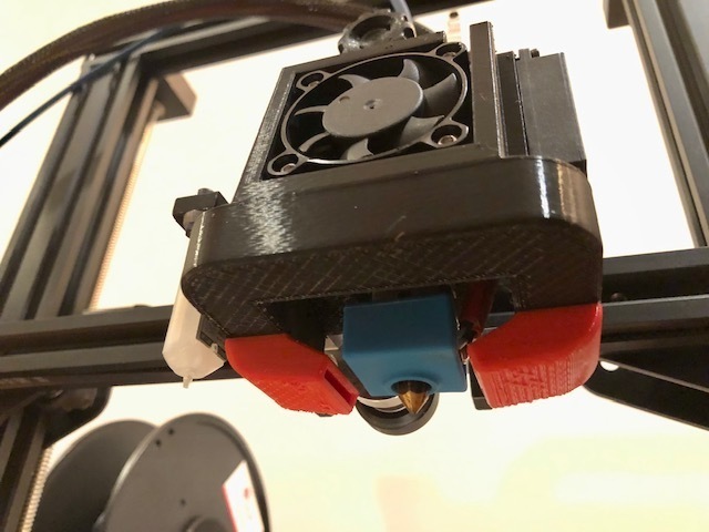Free 3D file Ender 3 MicroSwiss DD Fan Duct・Design to download and 3D ...