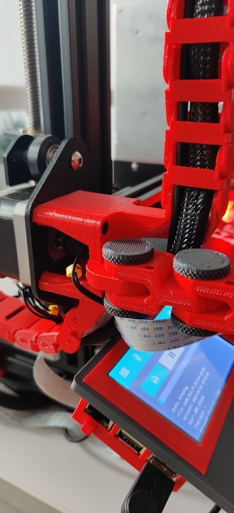 Free 3D file Ender 3 X cover for Cable guides and camera mount 🔌・3D ...