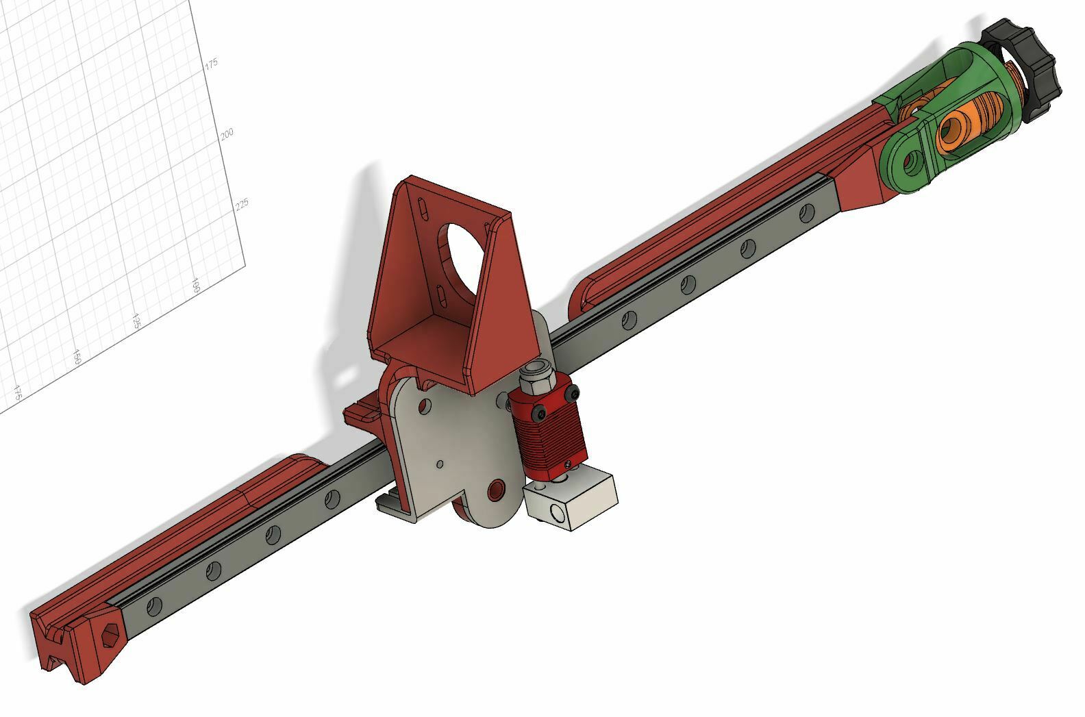 Fichier 3D gratuit AIO MGN12H X linear rail Direct Drive or Bowden Ender3 (No 2020 extr) 🧞‍♂️ ...