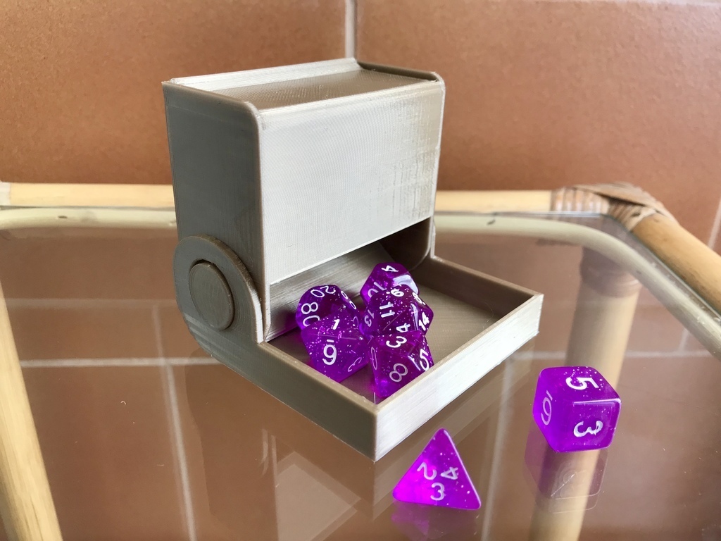 Free 3D file Compact Dice Tower/Box・Design to download and 3D print・Cults