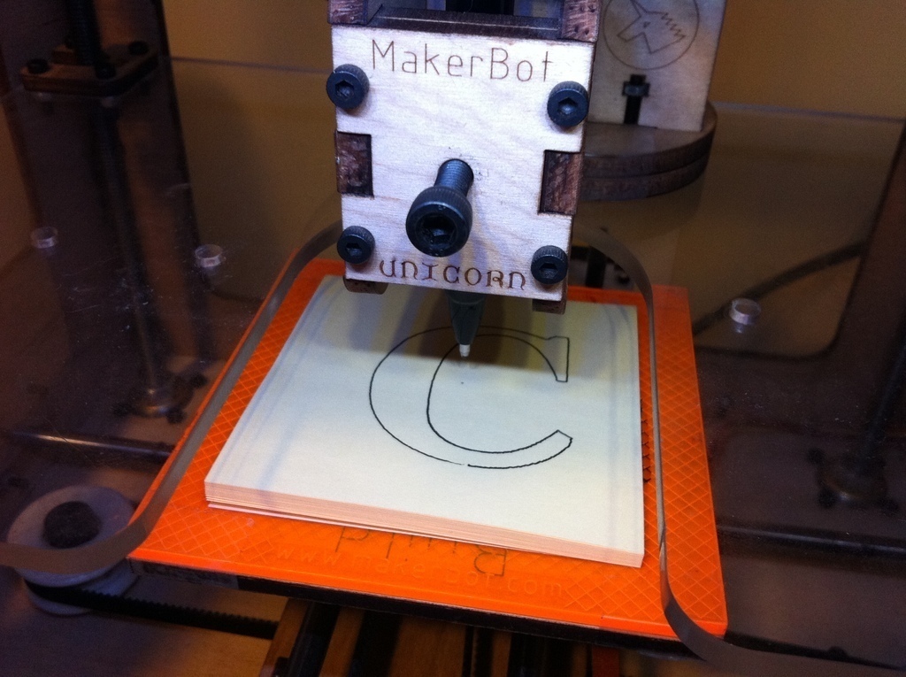 Free 3D file Sticky Notes - Unicorn Banner Plotting・3D printing design ...