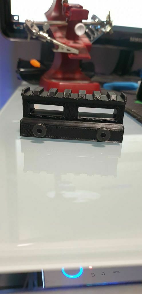 Free 3D file Picatinny Scope Riser・3D printable object to download・Cults