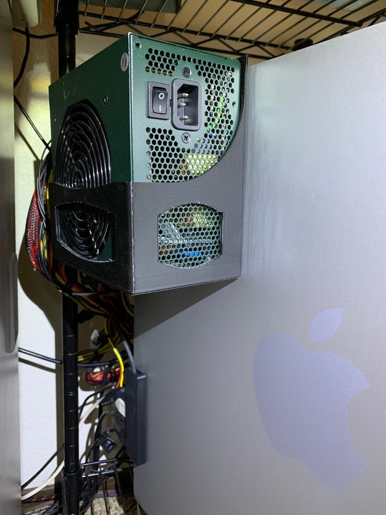Free 3D file Mac Pro External Power Supply Holder・3D printer design to download・Cults