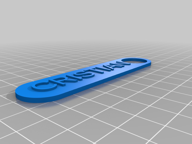 Free 3D file My CustoCRISTIANmized Name Keychain (Customizer)・3D ...