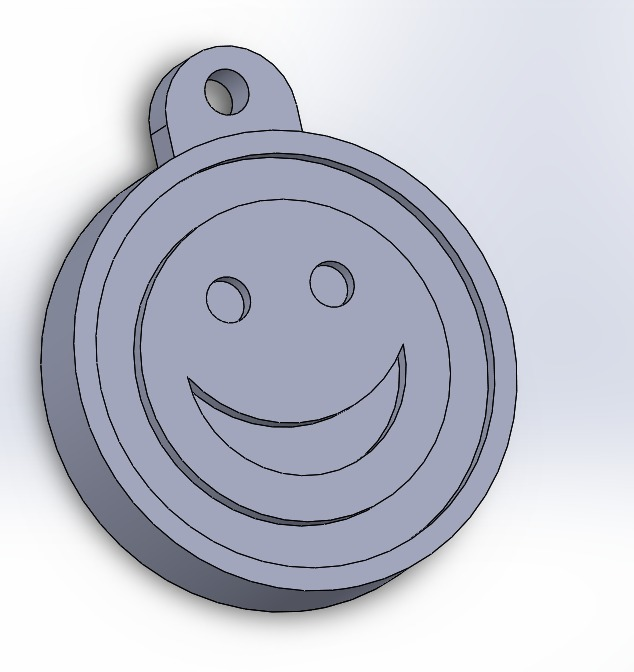 Free 3D file smile keychain・3D printable model to download・Cults