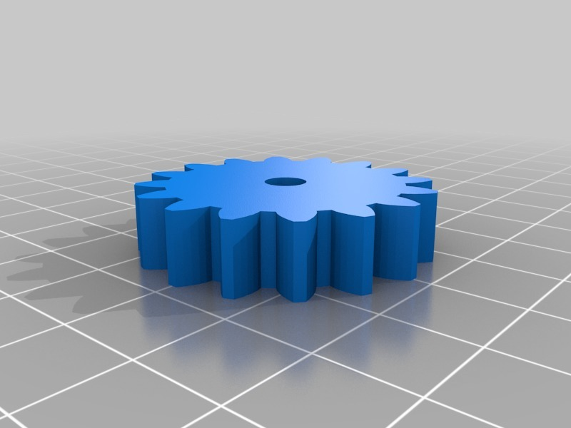 Free 3D file gear 16t ⚙️・Template to download and 3D print・Cults