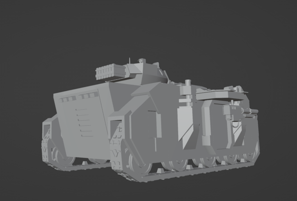Free STL file SciFi Gothic Tank 🪖・3D printable object to download・Cults