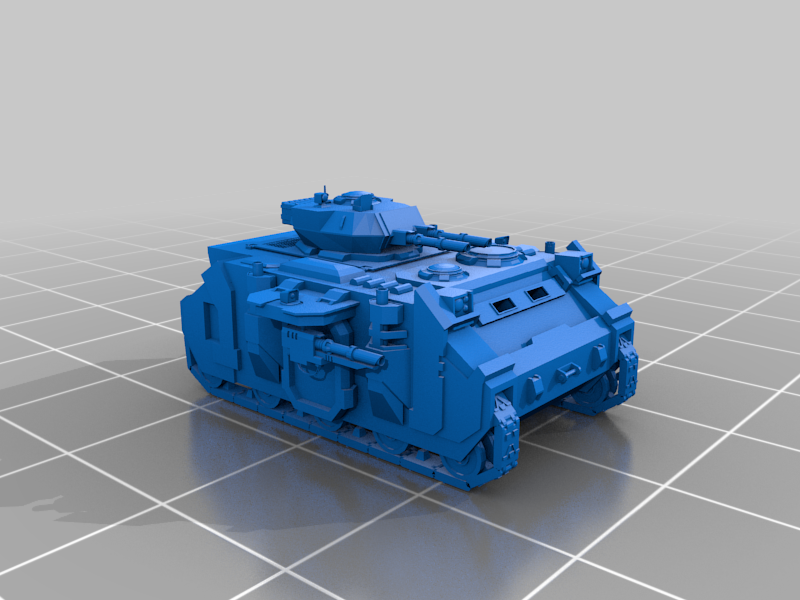 Free STL file SciFi Gothic Tank 🪖・3D printable object to download・Cults
