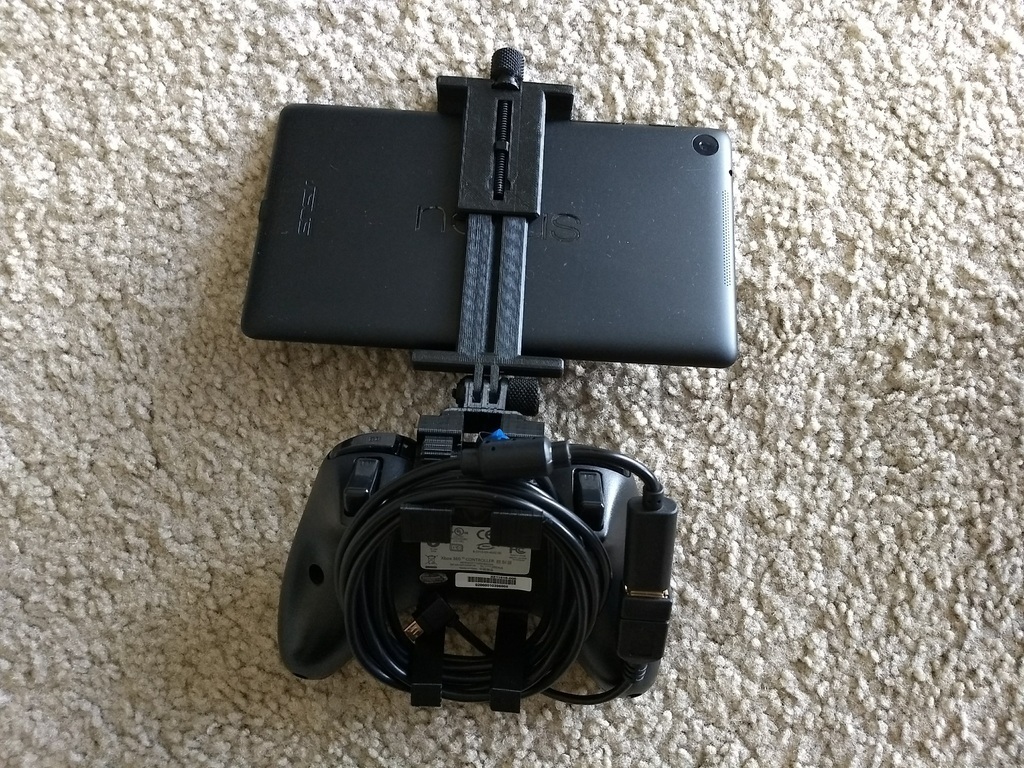 Free 3D file Modular Mounting System Tablet Clamp (extended 40mm) with ...