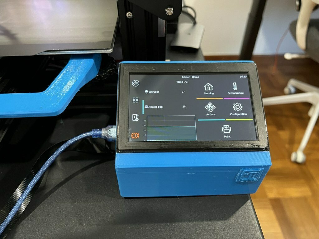 Free 3D file Ender 3 BTT Pi TFT50 Screen Mount 🧞‍♂️・3D printable model ...