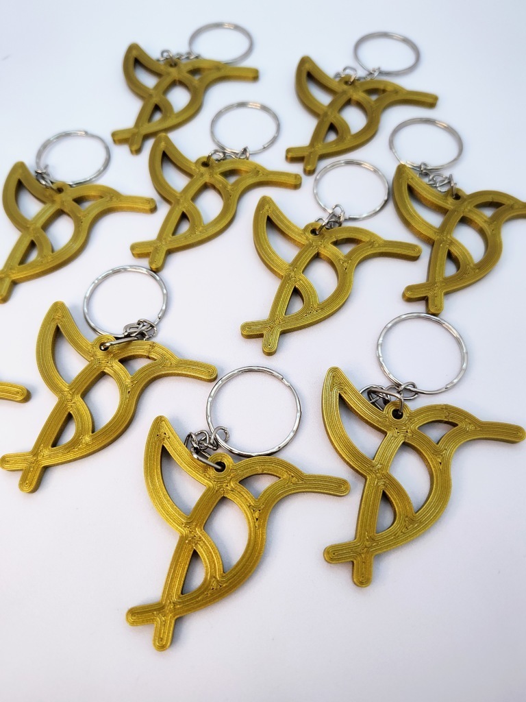 Free 3D file Hummingbird Keychain・Template to download and 3D print・Cults