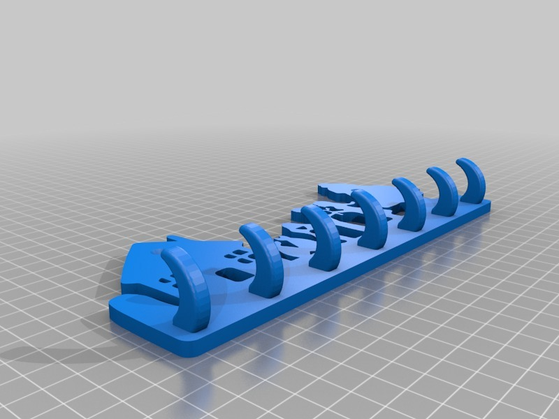 Free 3D file 1 piece key holder・3D printable object to download・Cults