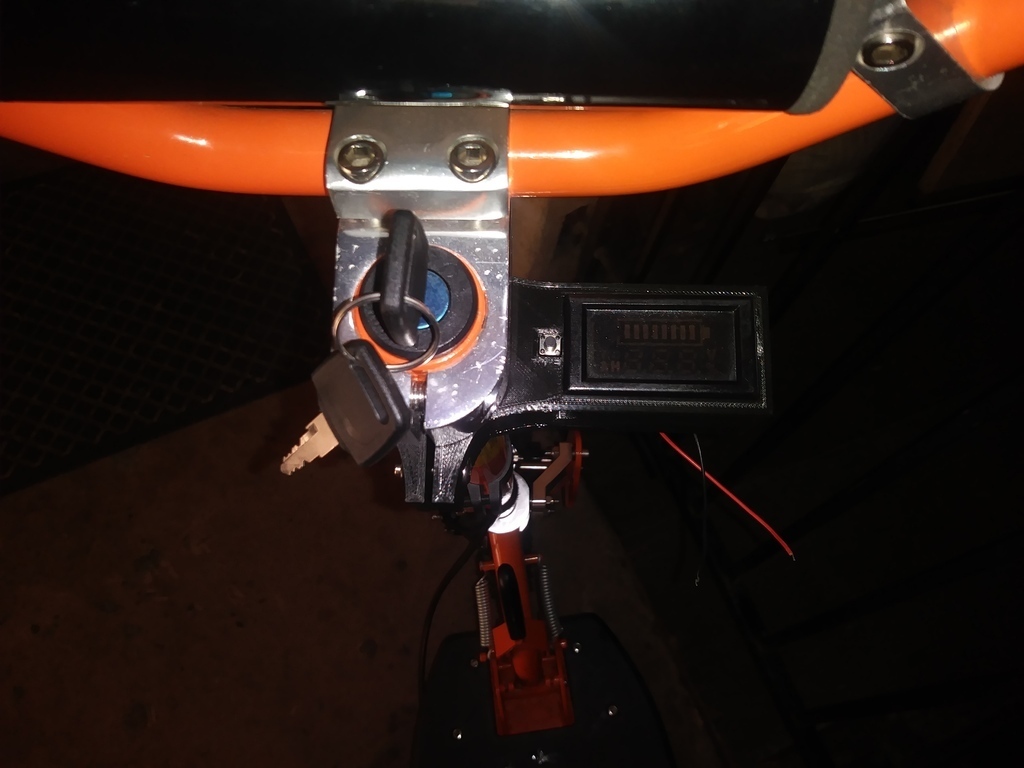 Free 3D file Electric scooter volt meter mount ⚡・3D printer model to ...