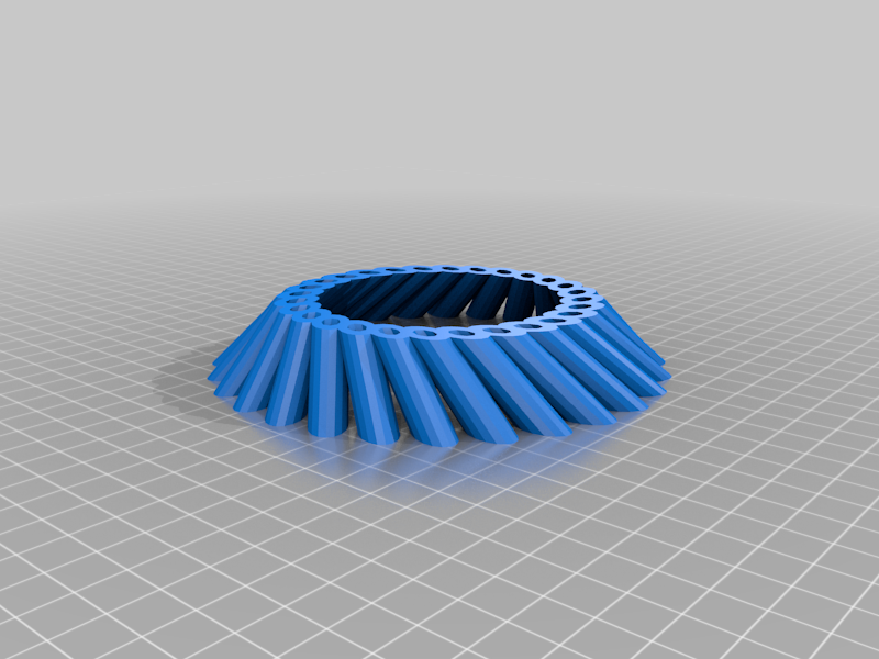 Free 3D file Bowl stand 28 pens 0.5 dia by 155 lenght・3D print object ...